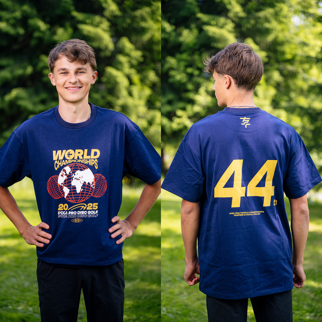 PDGA World Championship 2025 Cotton Tee – Discmania Store Europe